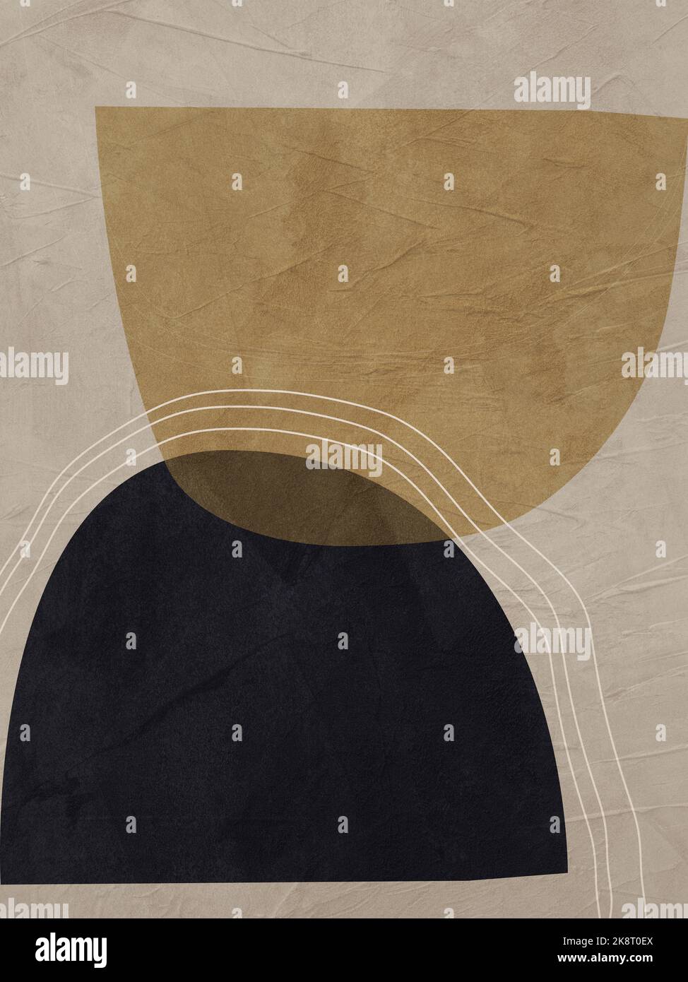 Abstract art of geometric shapes with colorful texture, modern art and ...