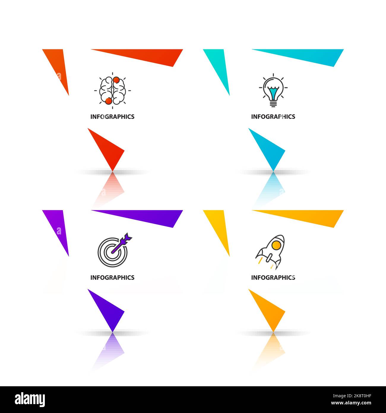 Infographic design template. Creative concept with 4 steps. Can be used ...