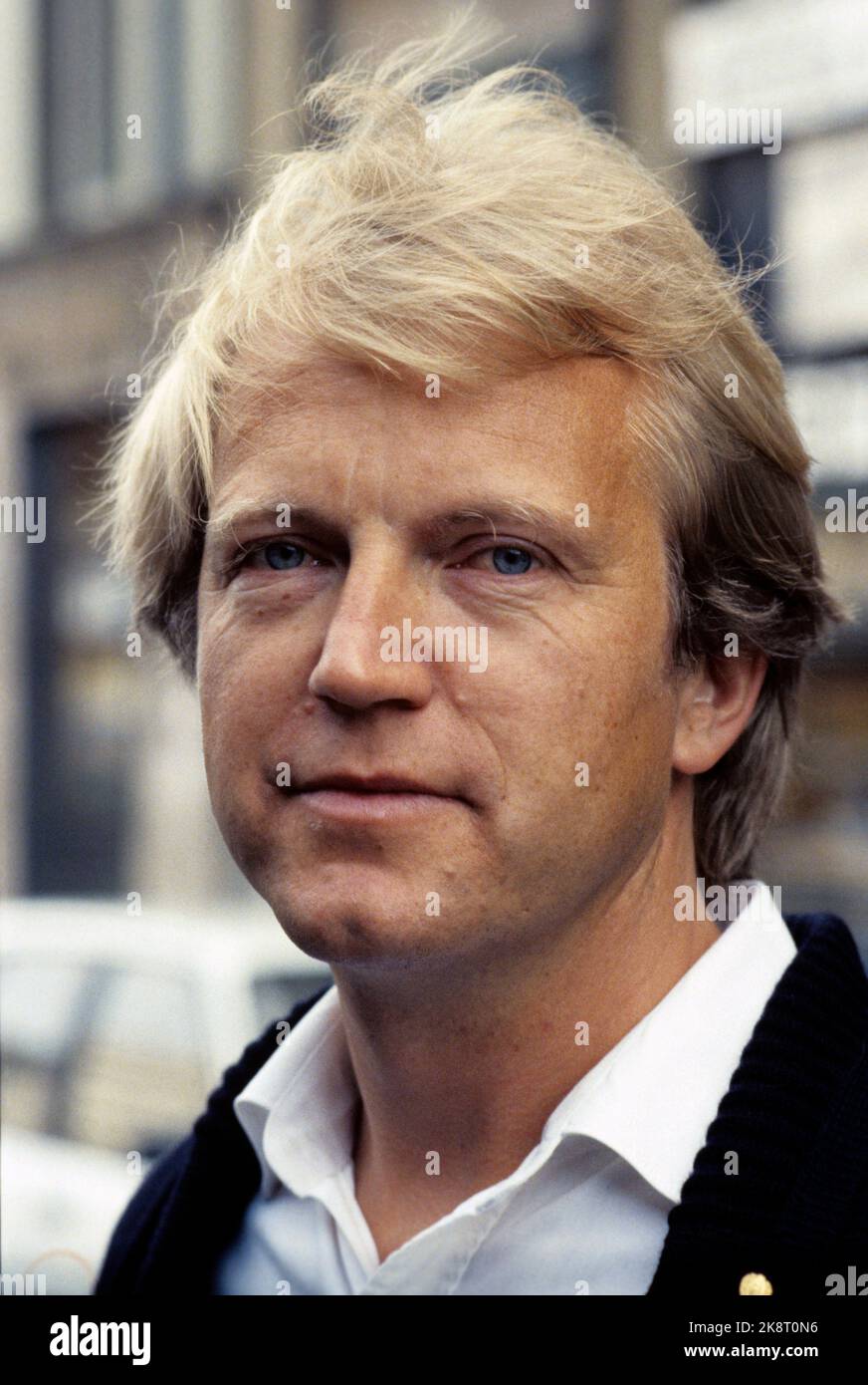 Oslo 19840816 operations manager bjorn simensen hi-res stock ...