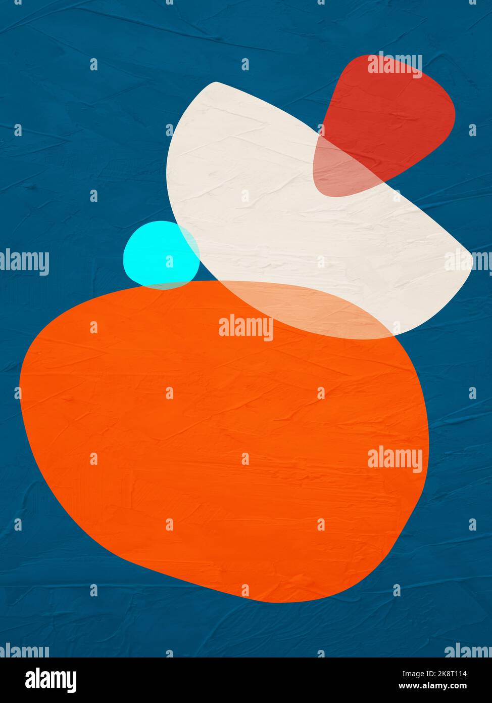 Abstract art of geometric shapes with colorful texture, modern art and ...