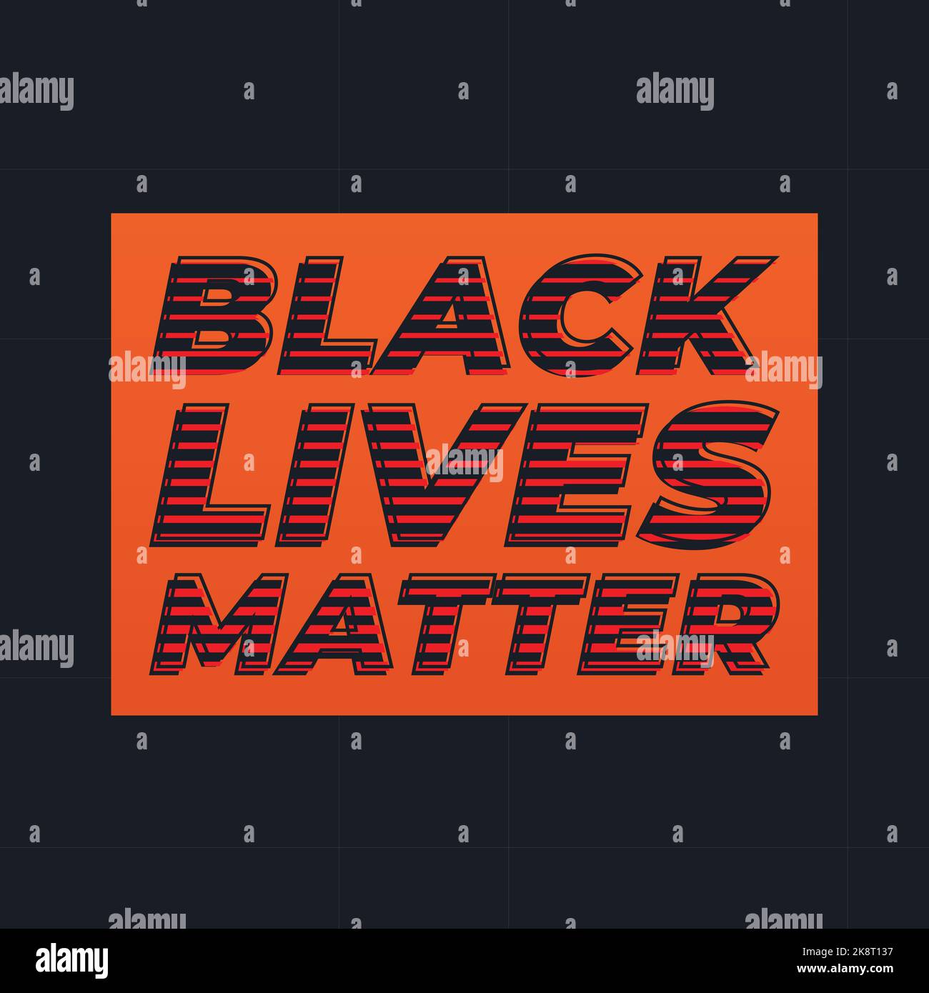 Black lives matter, halftone line letter typography design artwork ...