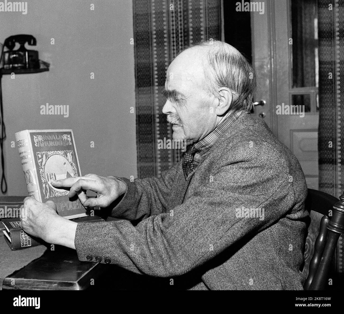 Telemark 19580220 Olav Bjaaland, the latest surviving polar explorer ...
