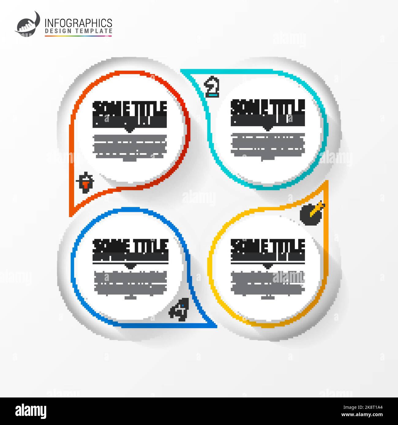 Four phase infographic hi-res stock photography and images - Alamy