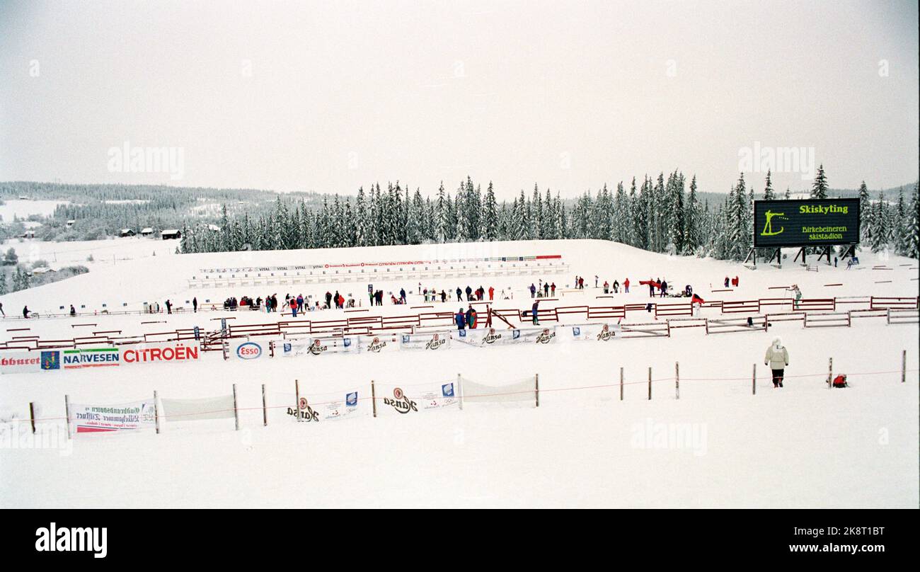 Lillehammer 19921128 International biathlon race at Birkebeineren ...