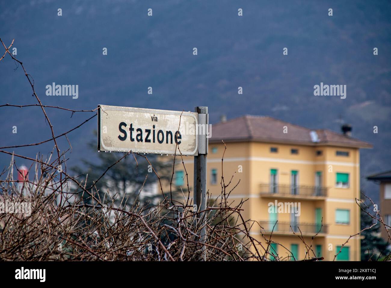 Rusty old stop sign in a building hi-res stock photography and images ...