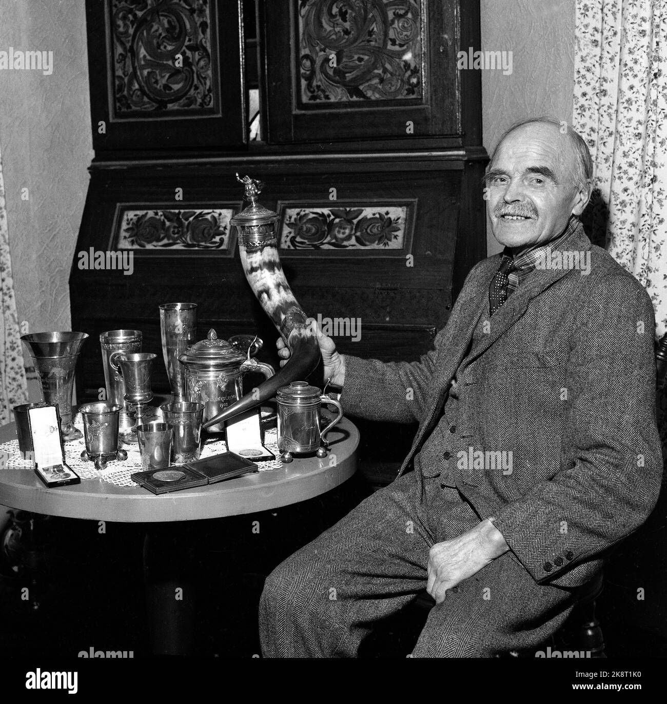 Telemark 19580220 olav bjaaland hi-res stock photography and images - Alamy