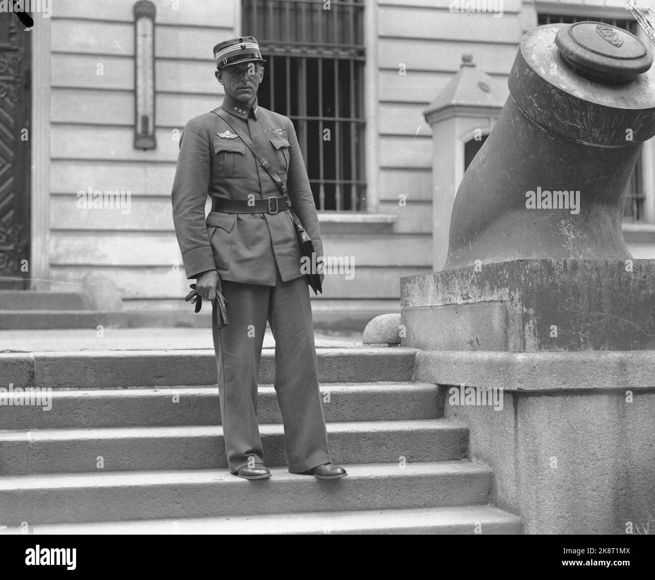 Oslo? July 1934 Major Tryggve Gran's European trip. Photo: NTB Stock ...
