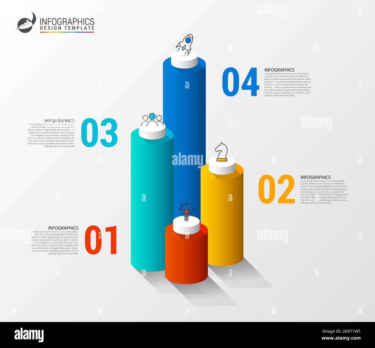 Infographic design template. Creative concept with 4 steps. Can be used ...