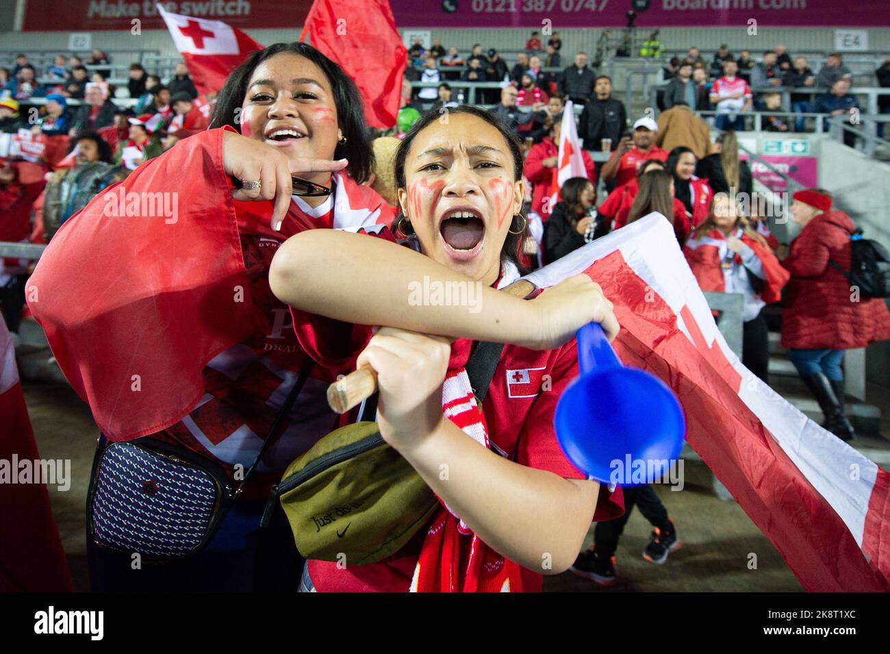 St. Helens, England - 24th October 2022 - Rugby League World Cup Tonga ...