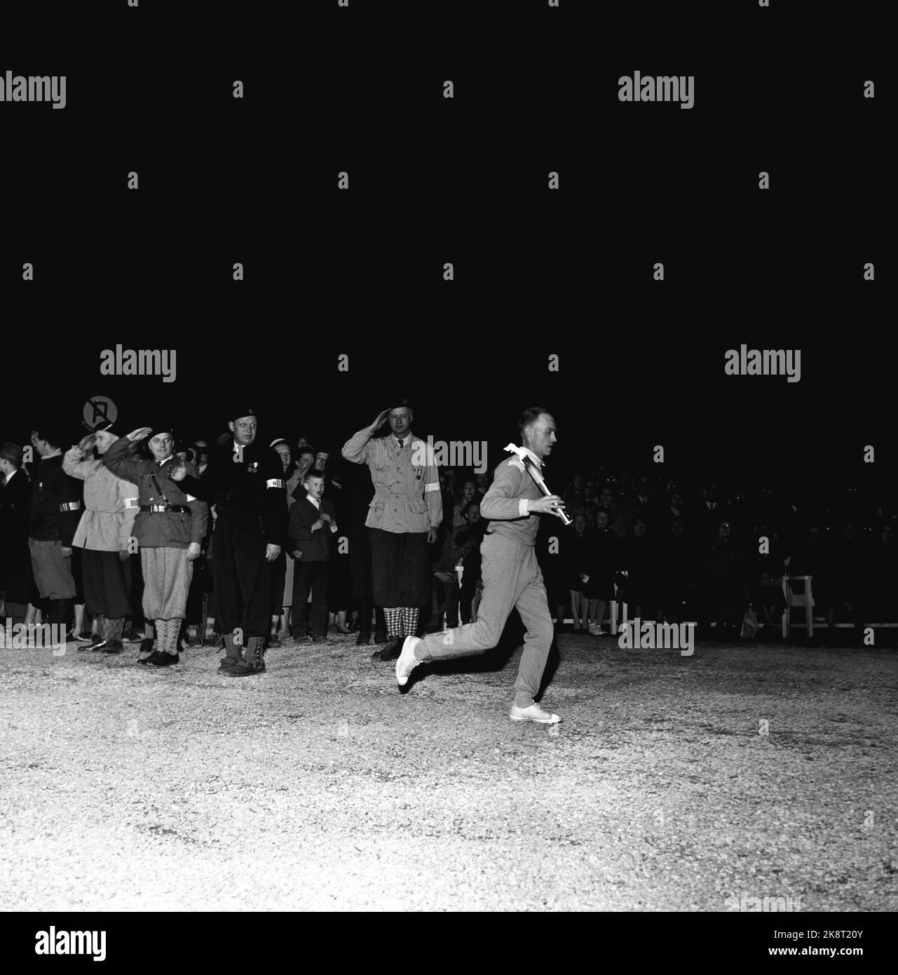 Oslo 195507. The 10th anniversary of the liberation of Norway. The ...