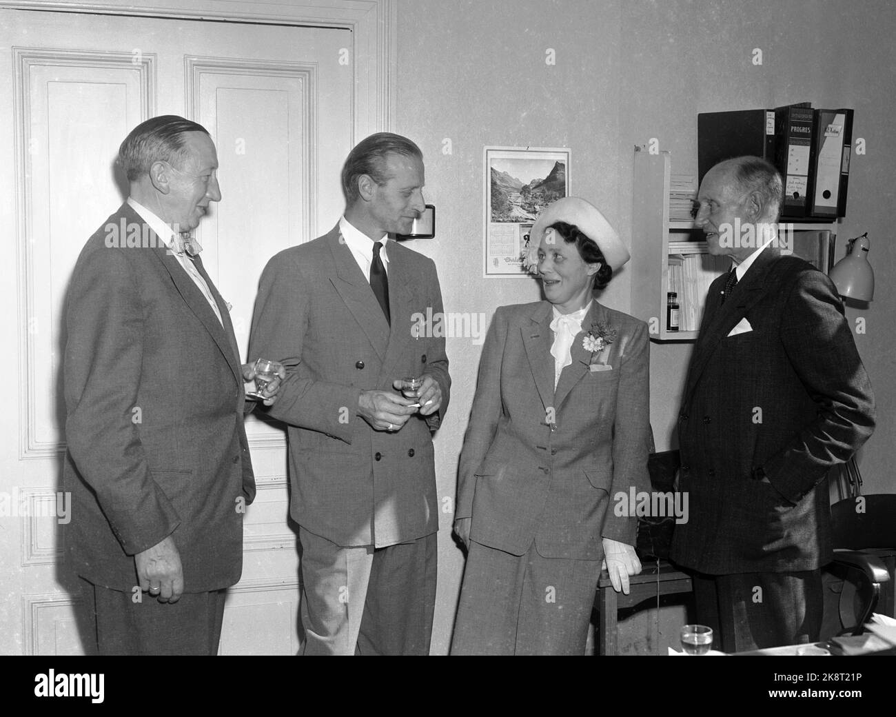 Oslo 1956 Secretary General of the Norwegian Red Cross Arnold Rørholt's ...