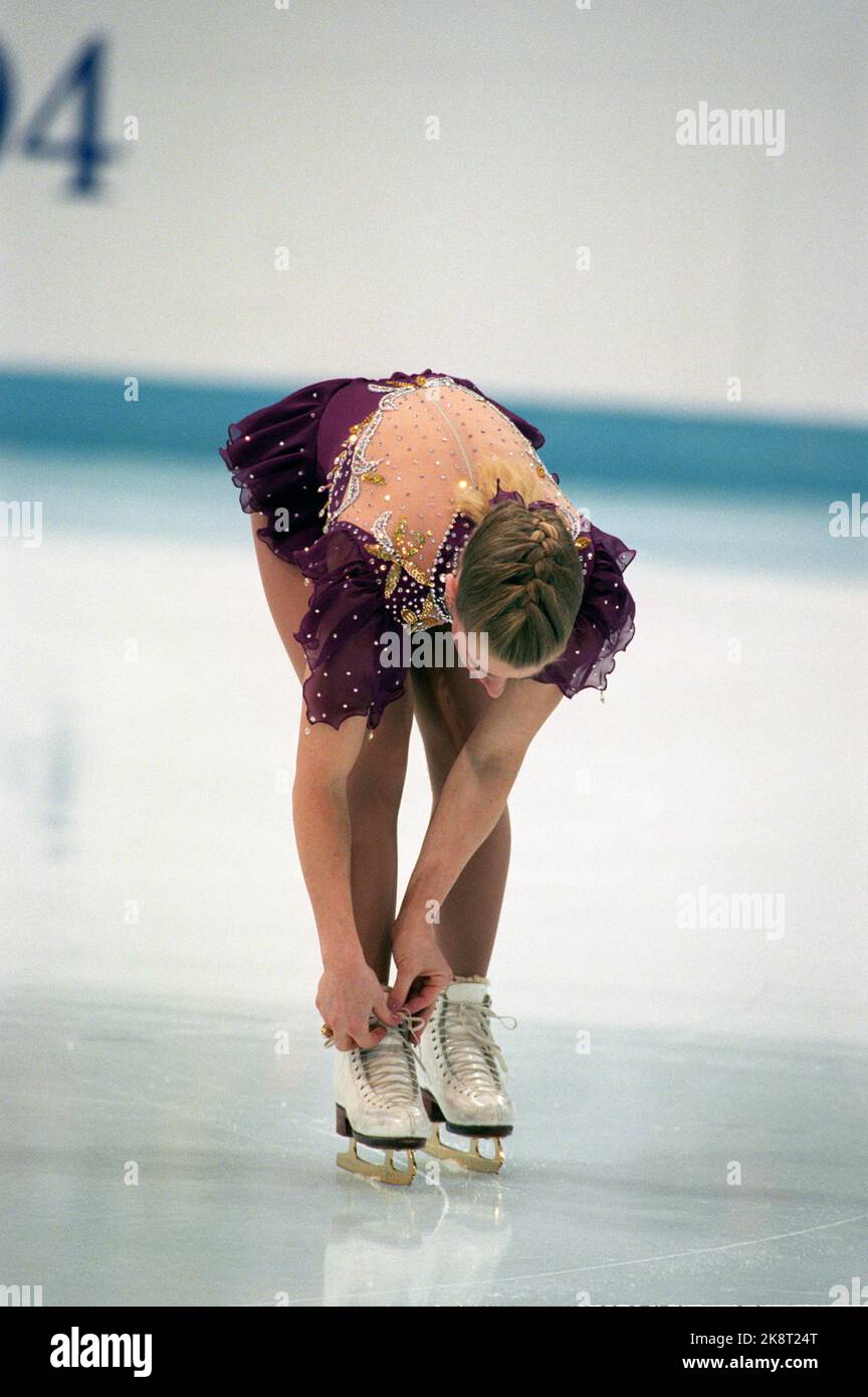 Hamar Olympics 19940225; Winter Olympics at Lillehammer 1994 American ...