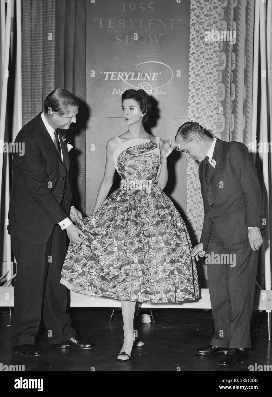 Oslo 19560512 Latest miracle fabric "Terylene". The teryls are the ...
