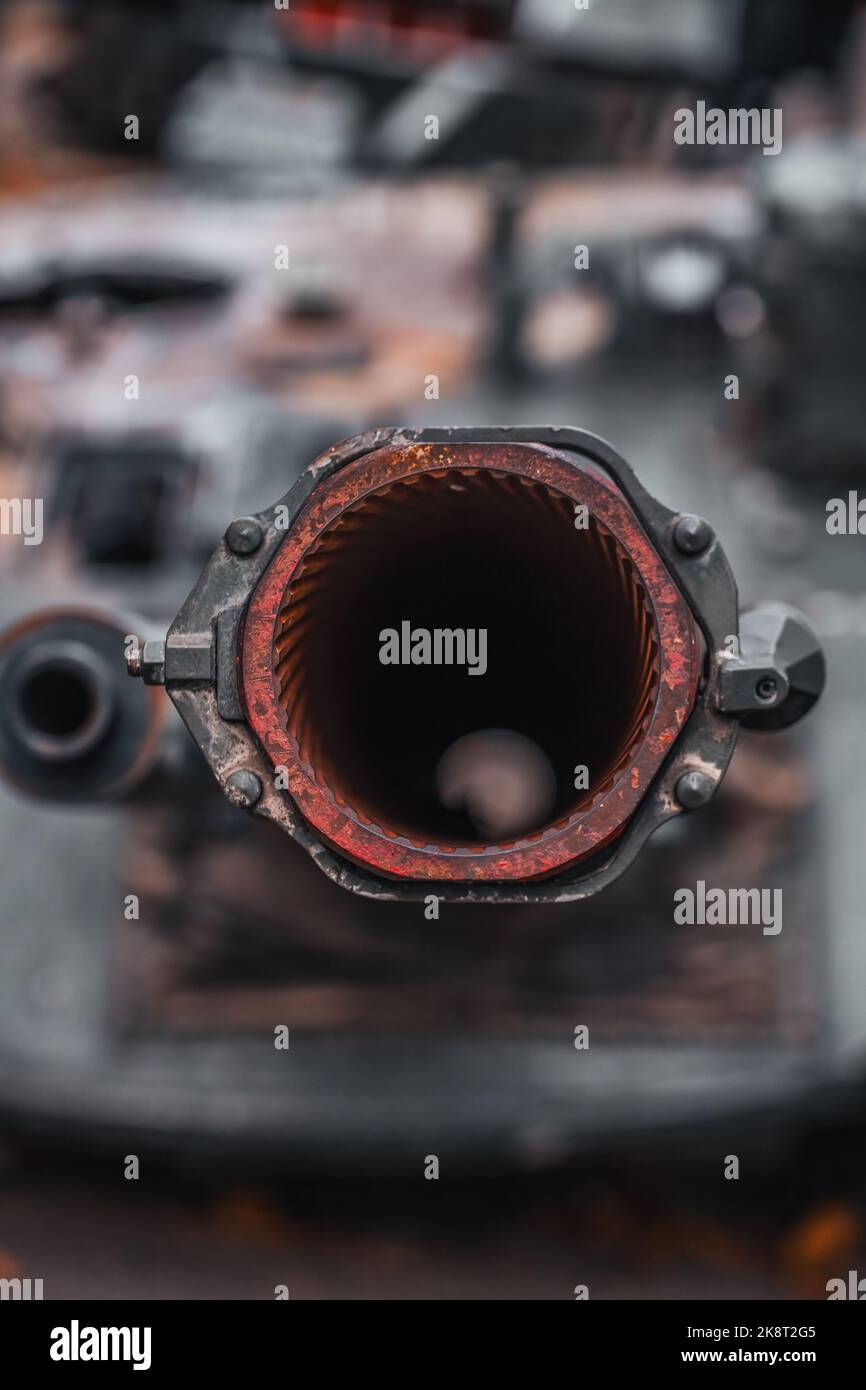 Burned out tank hi-res stock photography and images - Alamy