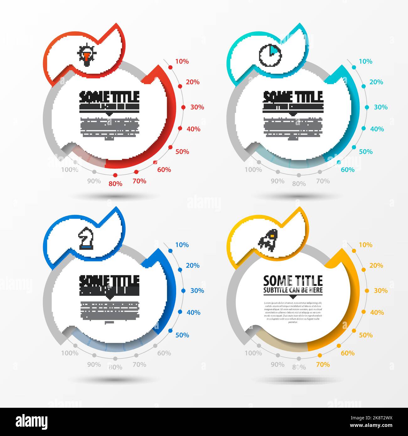 Infographic design template. Creative concept with 4 steps. Can be used ...