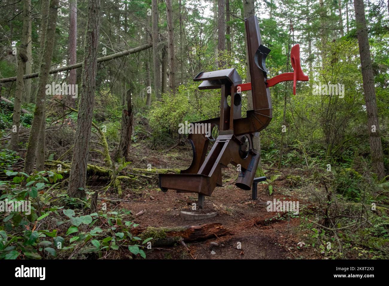 Price Sculpture Forest, Whidbey Island, Washington, USA Stock Photo - Alamy
