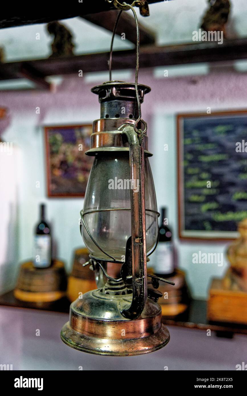 Old Lantern - Vintage Oil Gas Lamp - Vintage Decorations Stock Photo ...