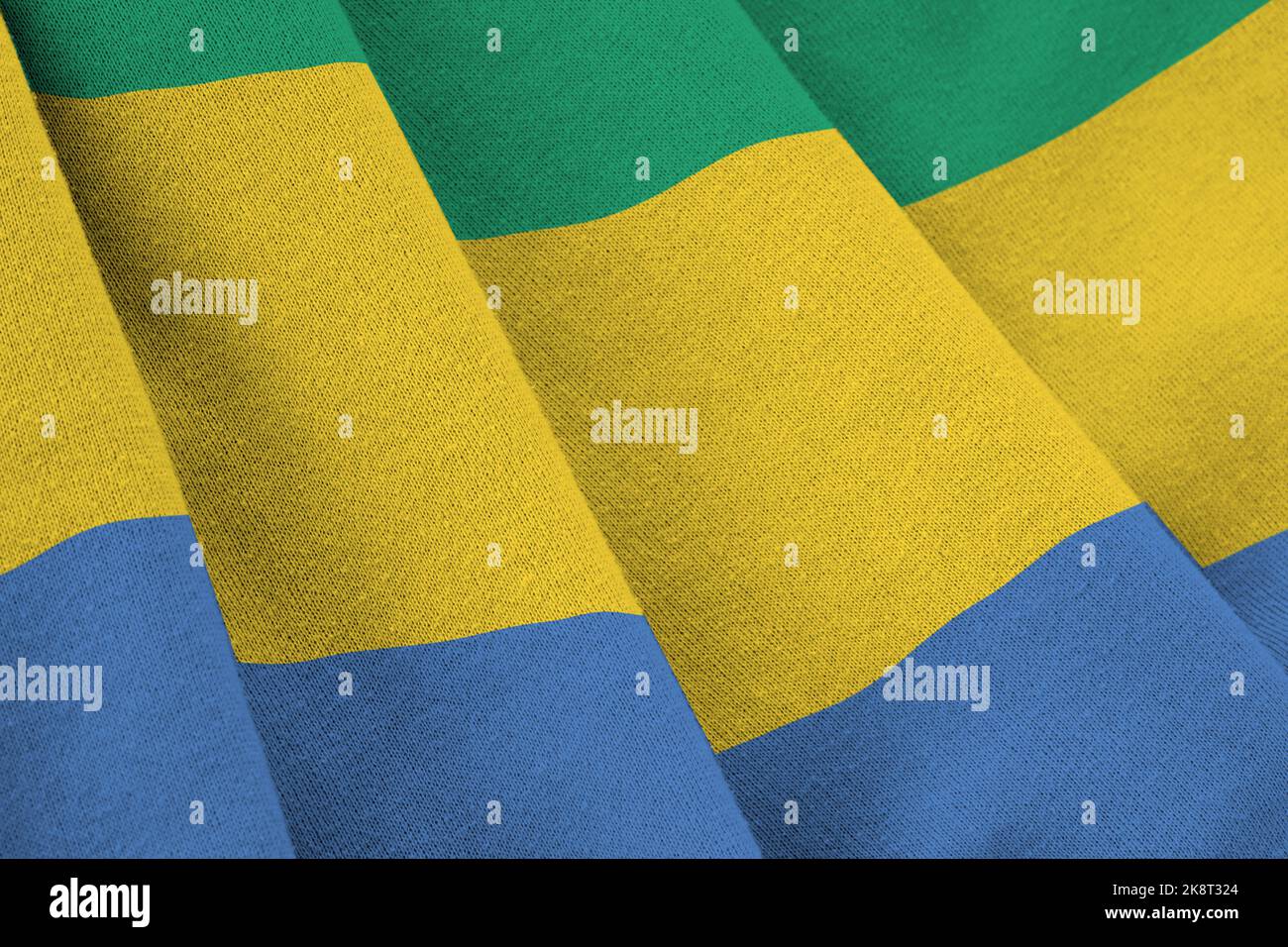 National symbols flag gabon hi-res stock photography and images - Alamy