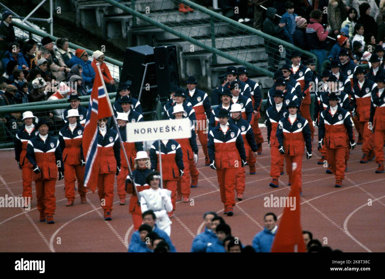 Sarajevo, Yugoslavia 1984-02. The Olympic Winter Games 1984. The ...