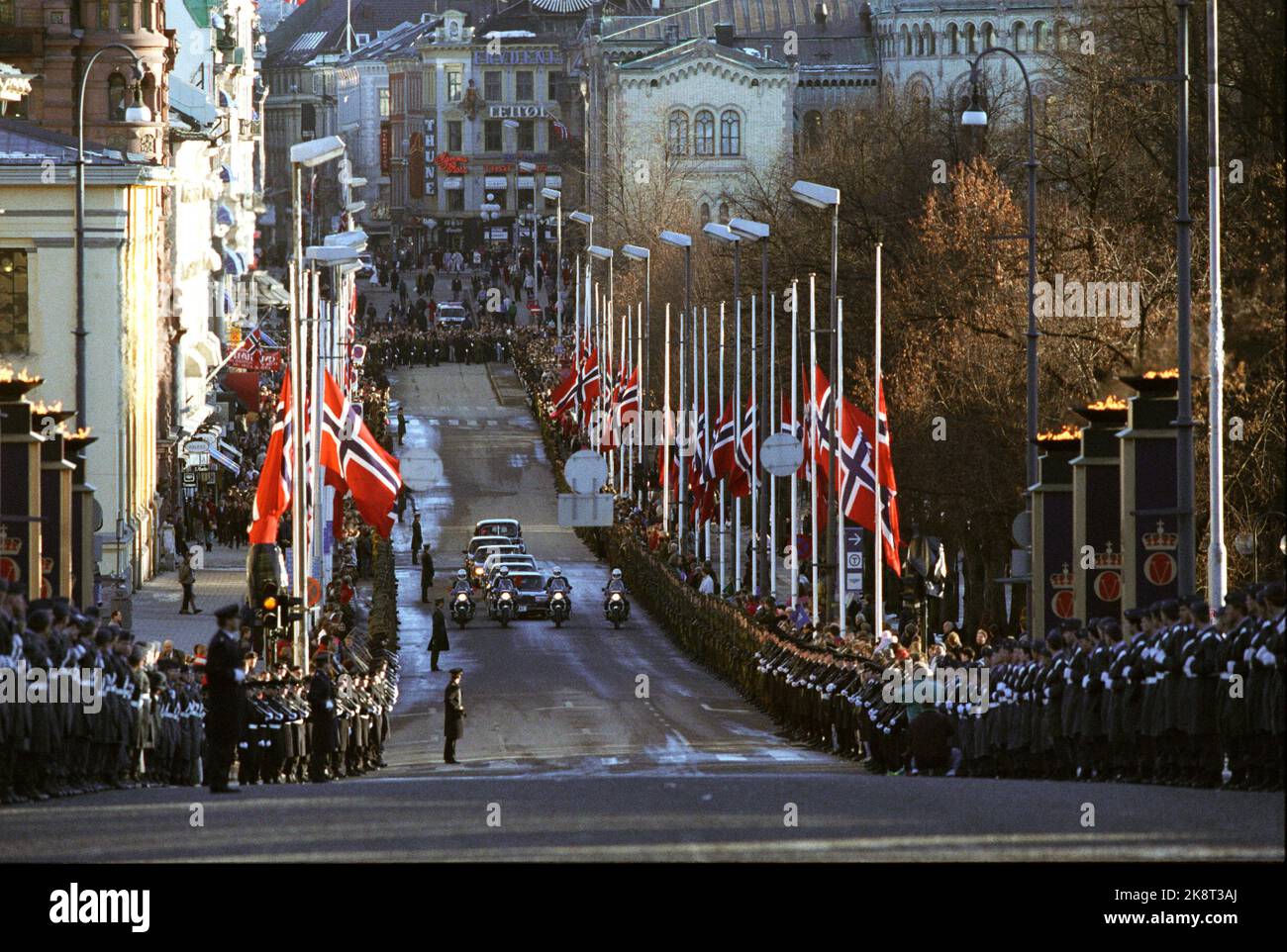 King harald and queen sonja are spectators photo hi-res stock photography and images - Alamy