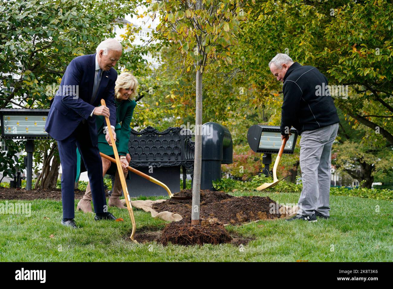 Washington, USA, 24/10/2022, U.S. President Joe Biden and First lady ...