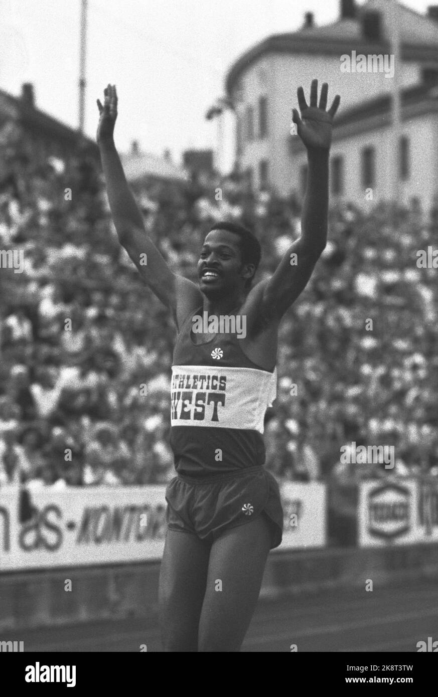 Oslo July 12, 1981. The American tree stepper Willie Banks stole the ...