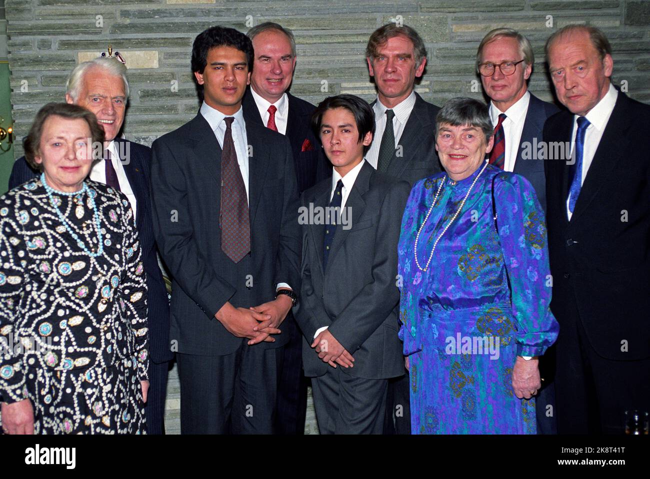 Oslo 19911209. NOBELS FREDSPRIS 1991 TIL AUNG SAN SUU KYI ...