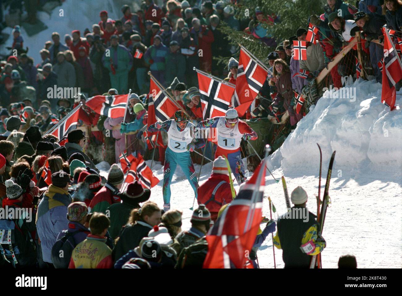 Lillehammer 1994 cross country hi-res stock photography and images - Alamy