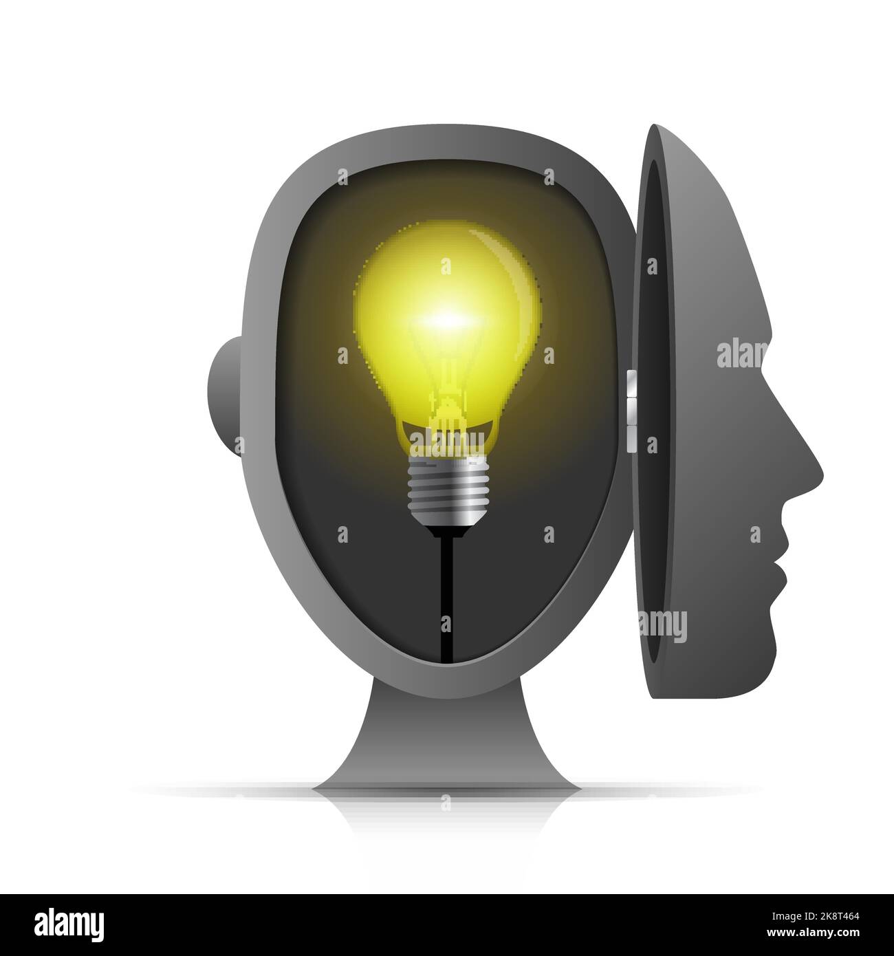Creating concentration Stock Vector Images - Alamy