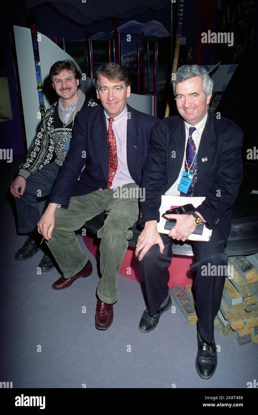 Lillehammer 19930310 martin burkhalter hi-res stock photography and ...