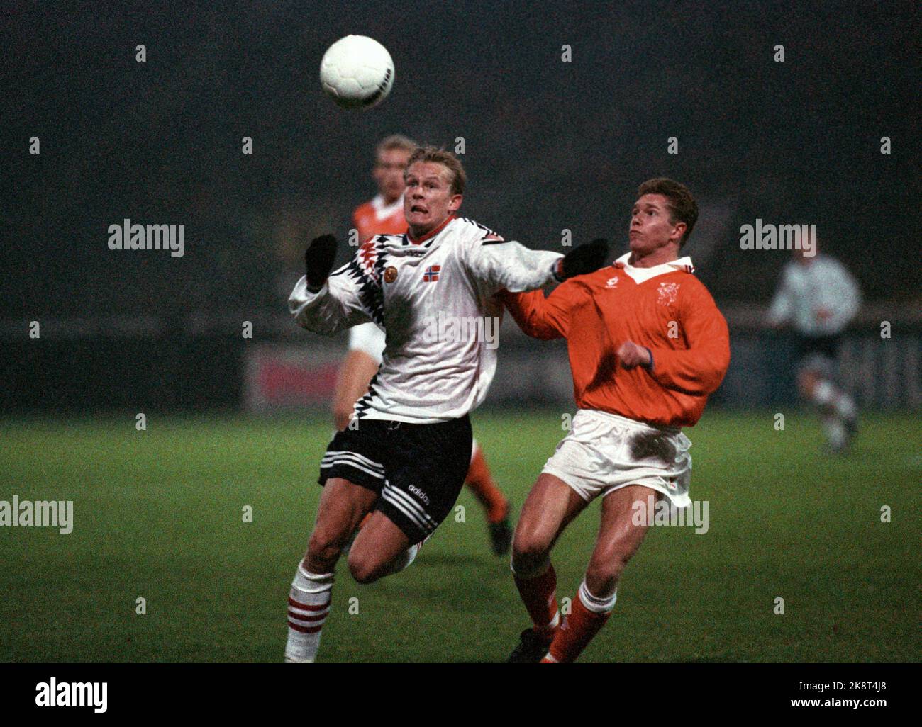 Oslo November 14, 1995. Footballer Steffen Iversen during the ...