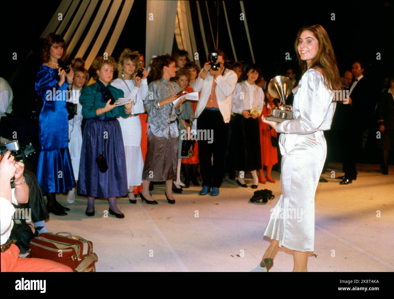 Oslo 19870124. Distribution of the Spellemann Prize for the year 1986 ...