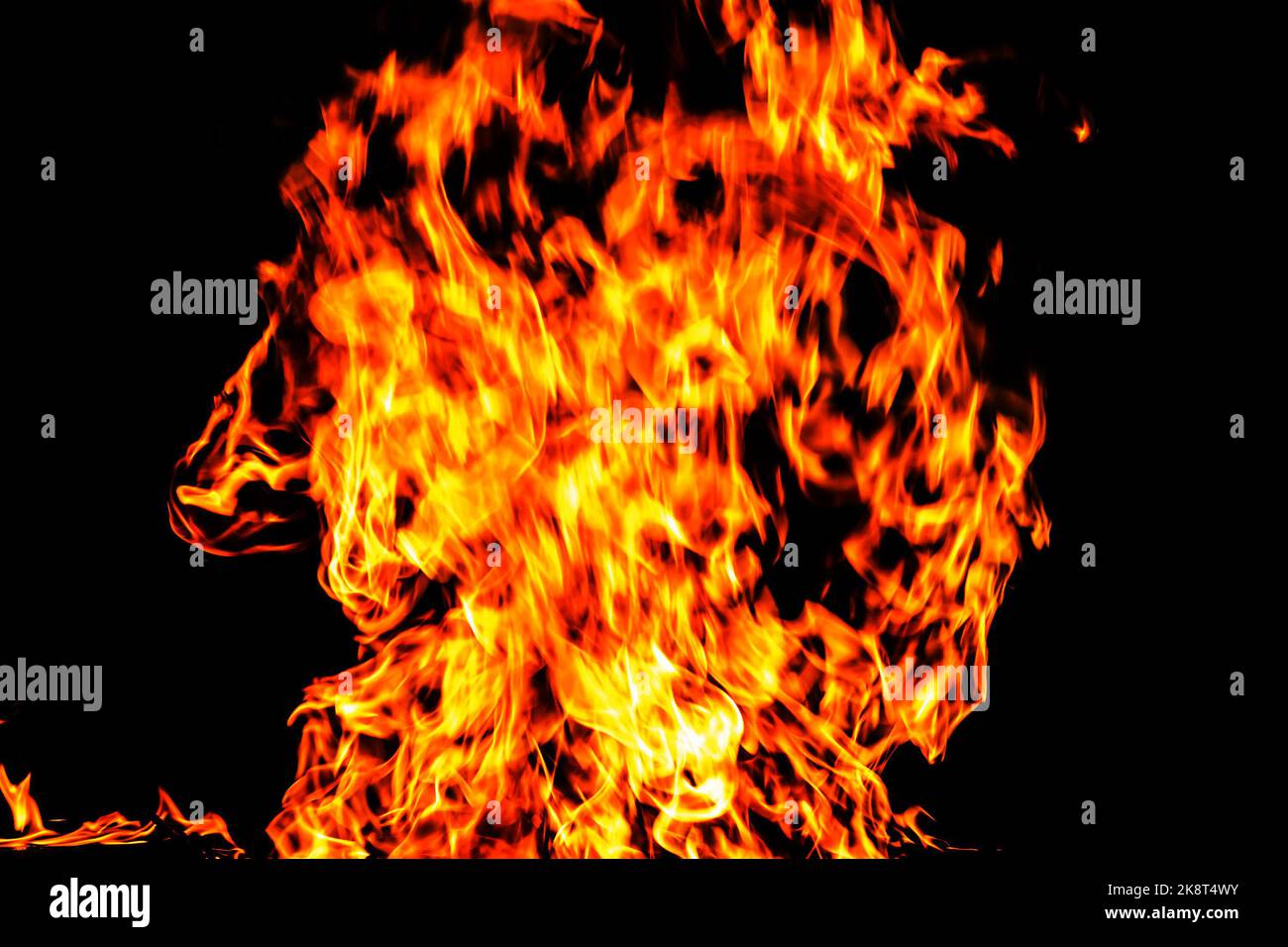 Fire flame texture. Burning material backdrop. Burn effect pattern ...