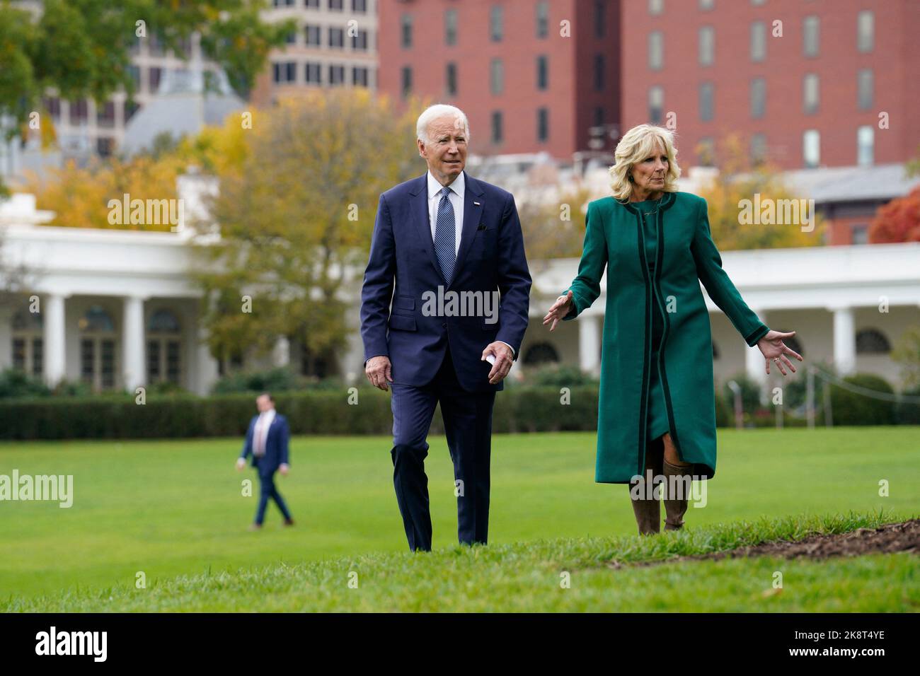 Washington, USA, 24/10/2022, U.S. President Joe Biden and First lady ...