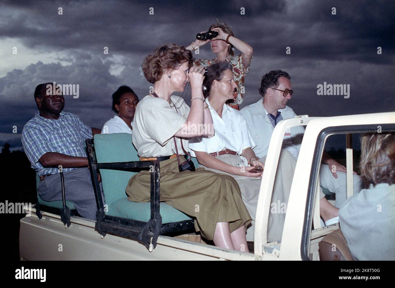 Zambia - March 1990 The Crown Prince couple in Zambia. Crown Prince ...