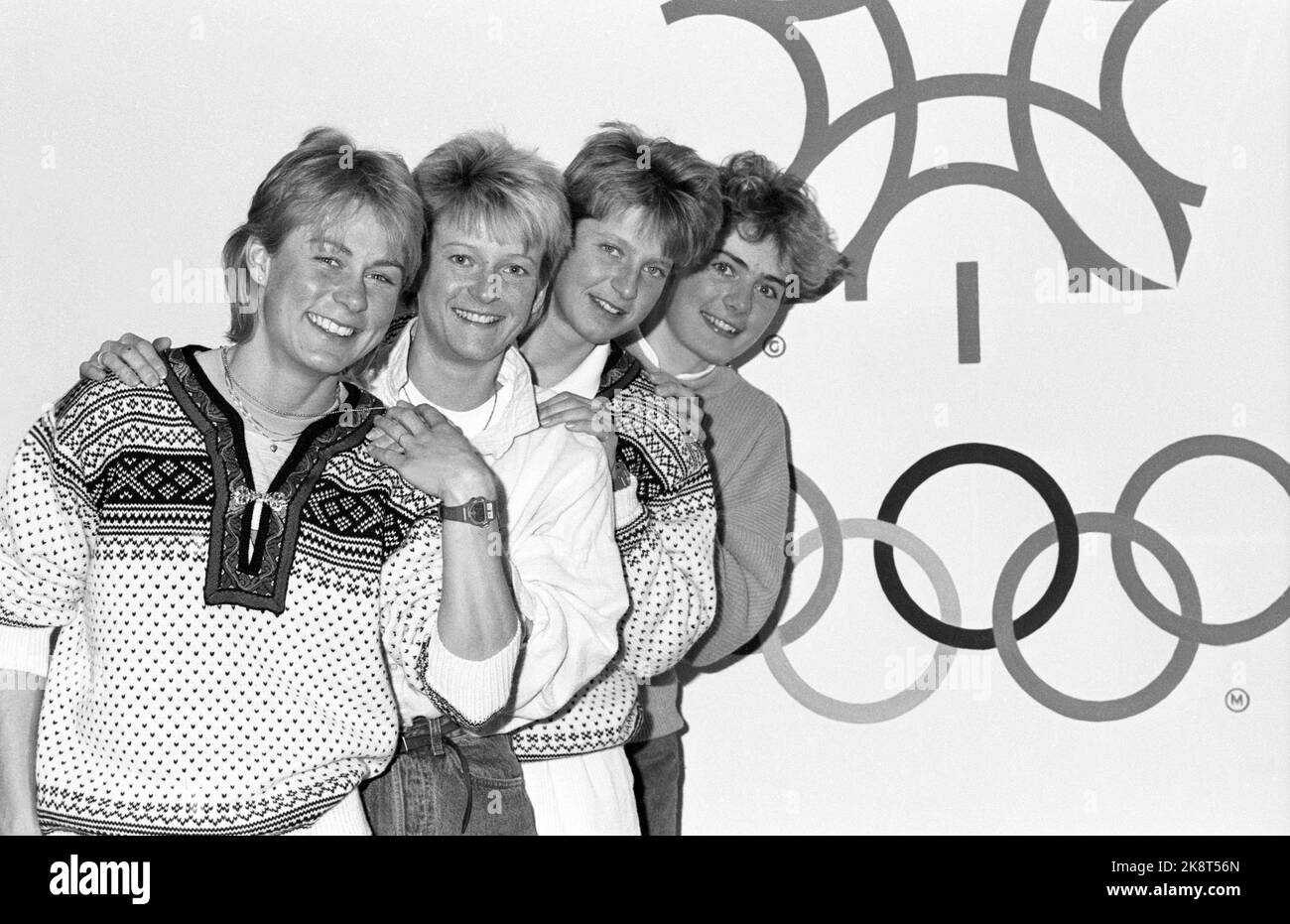 Calgary, Canada 198802: Olympic Calgary 1988. Cross -country skiing ...