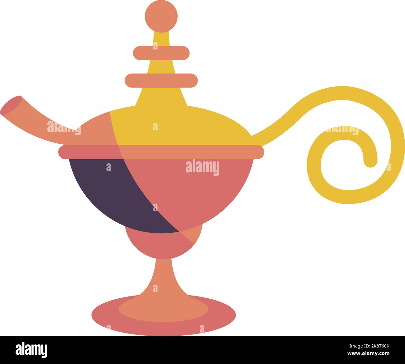 golden lamp muslim culture icon Stock Vector Image & Art - Alamy