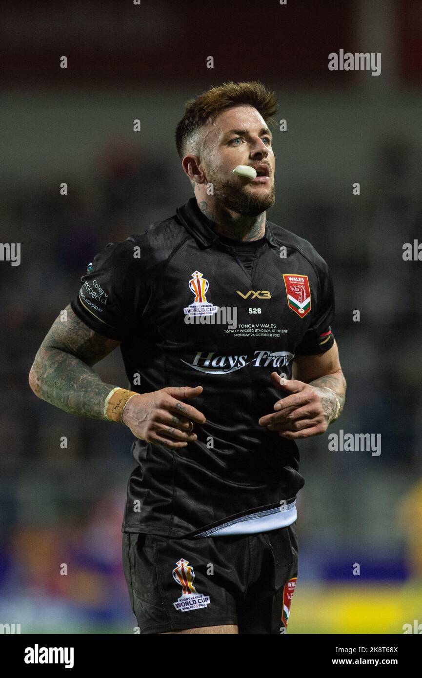 St. Helens, England - 24th October 2022 - Rugby League World Cup Tonga ...