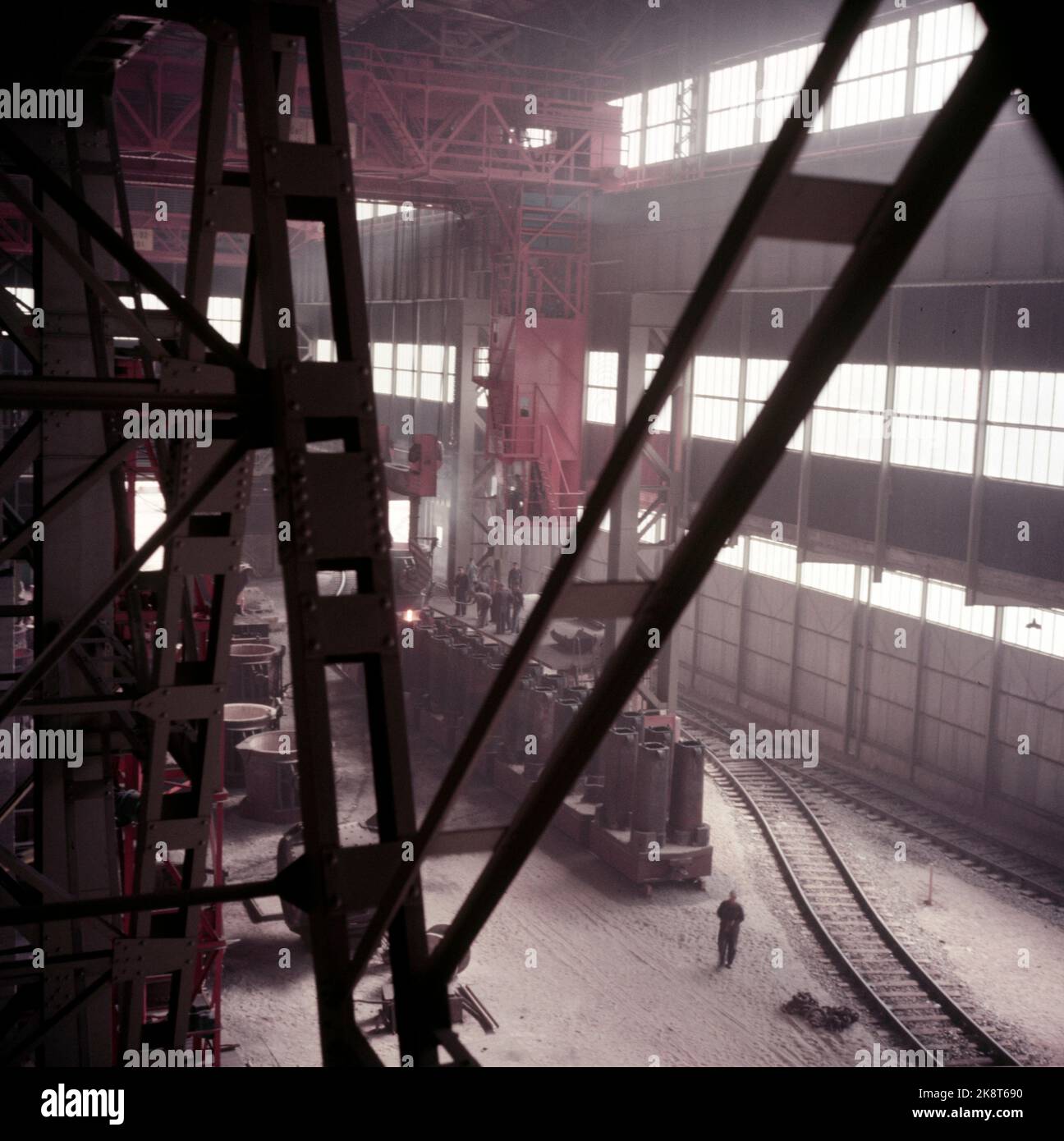 Mo i Rana 1955 Norsk Jernverk in Mo i Rana is put into operation ...