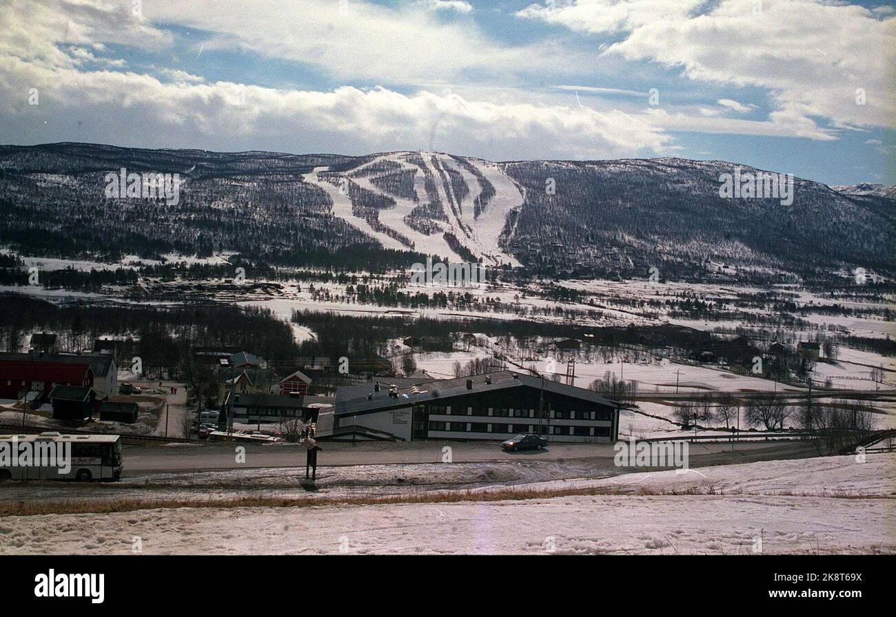 Geilo. Vestlia on Geilo. Alpine facilities. Winter. 23384 NTB photo ...