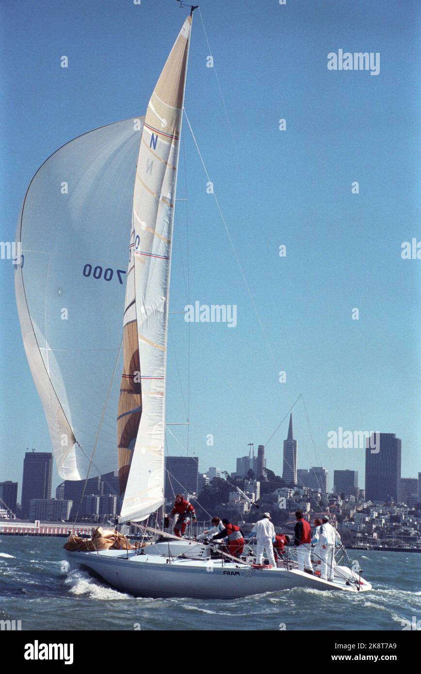 San Francisco, USA 19880908. World Cup in sailing for the one-tonne ...