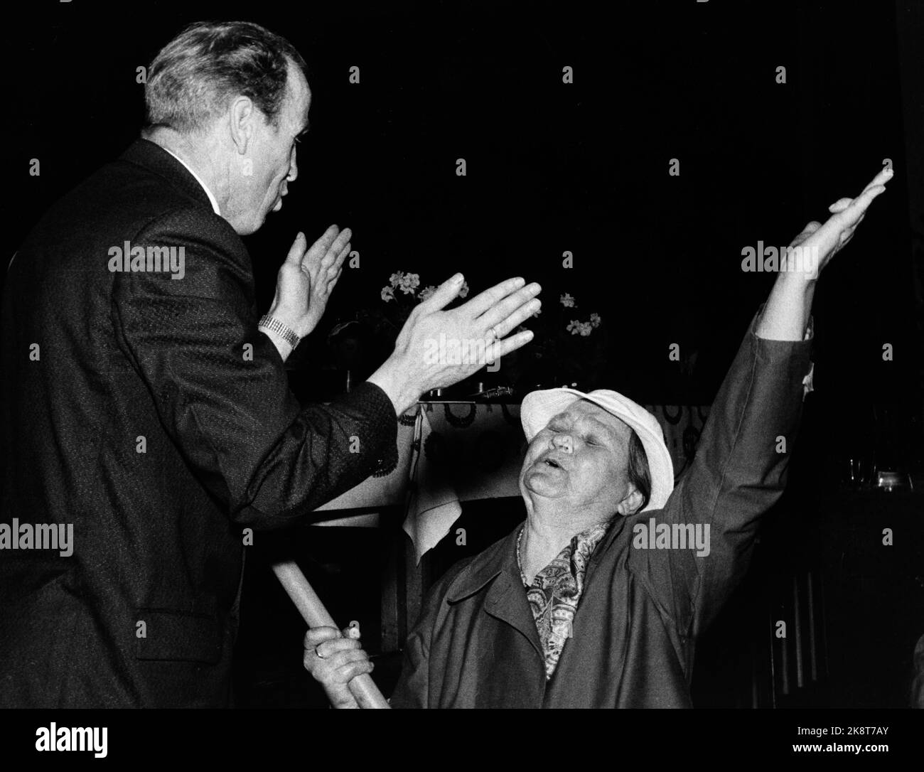 Sarpsborg July 6, 1957. Aage Samuelsen in Pentecostal Zion. Here the ...