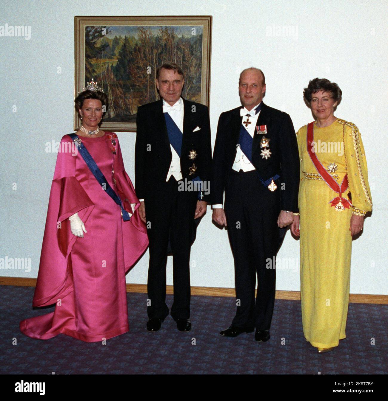 During the official welcome ceremony in the presidential pallet photo ...