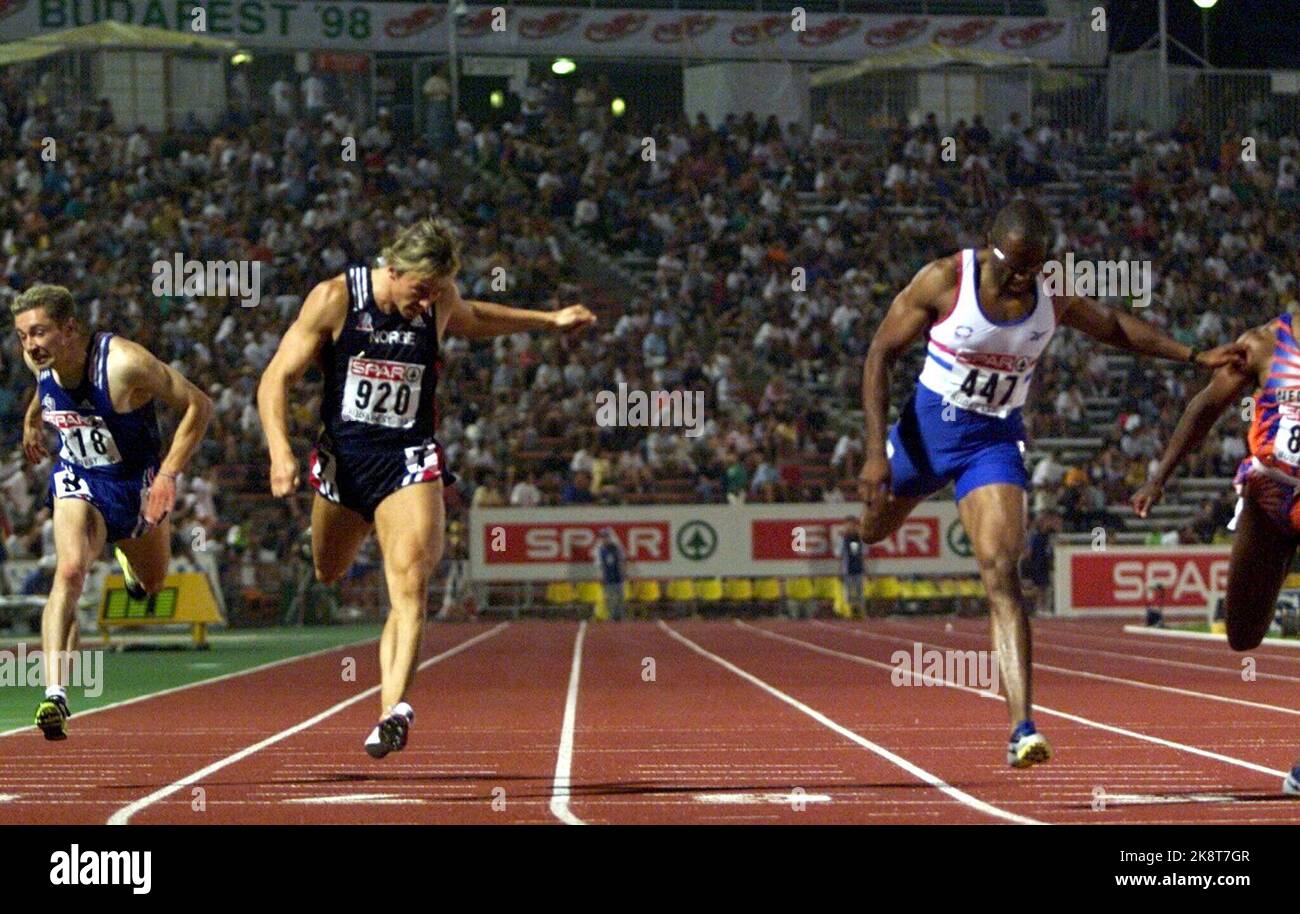 Budapest, Hungary 19980821: Title defender Geir Moen only managed a 5th ...