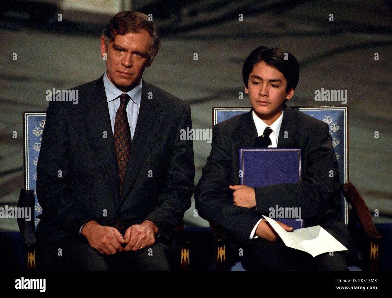 Husband michael aris and sons kim and alexander aris picture hi-res ...