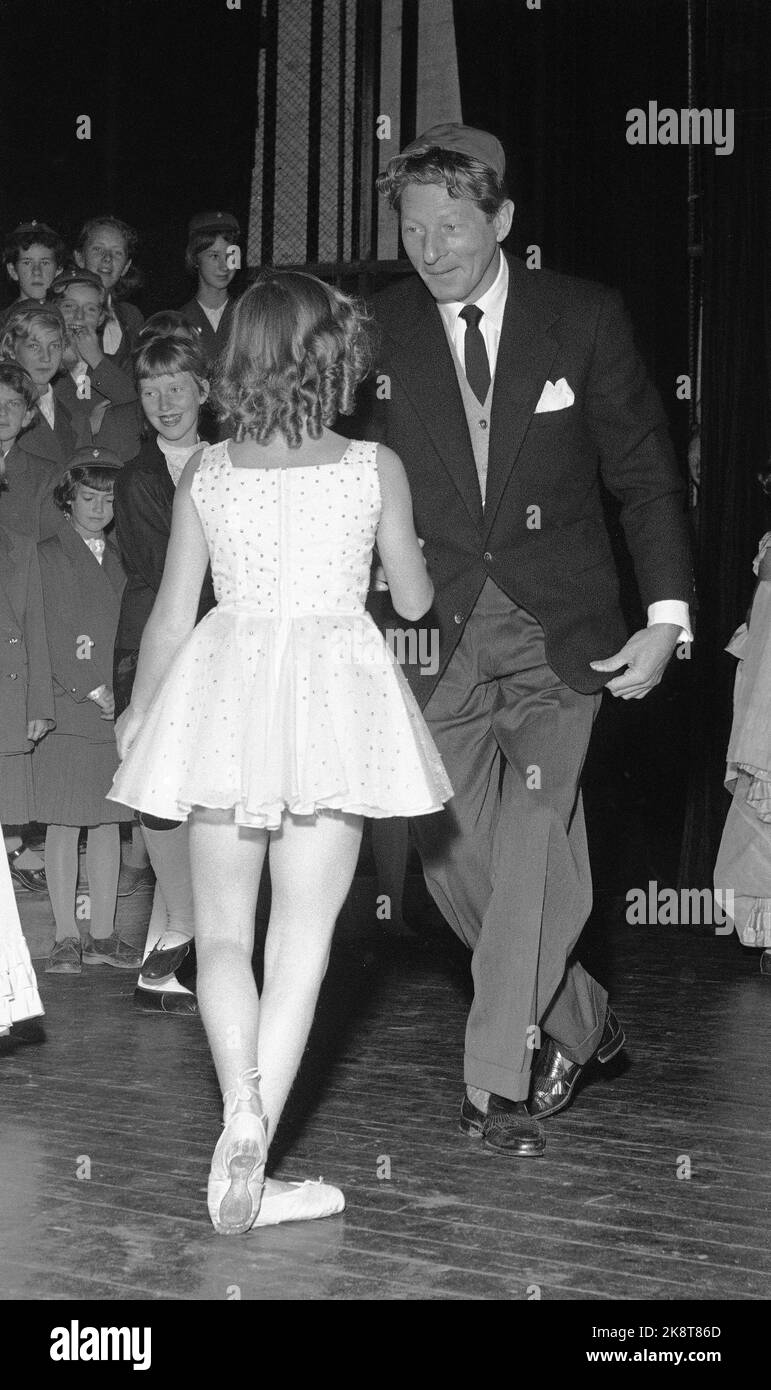 Oslo 1955: Entertainer and film actor Danny Kaye travels around the ...