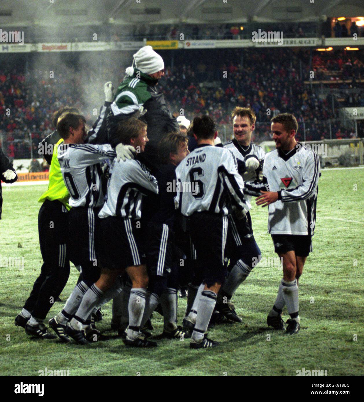 Trondheim 19971127. Football Rosenborg - Real Madrid 2-0, Lerkendal ...