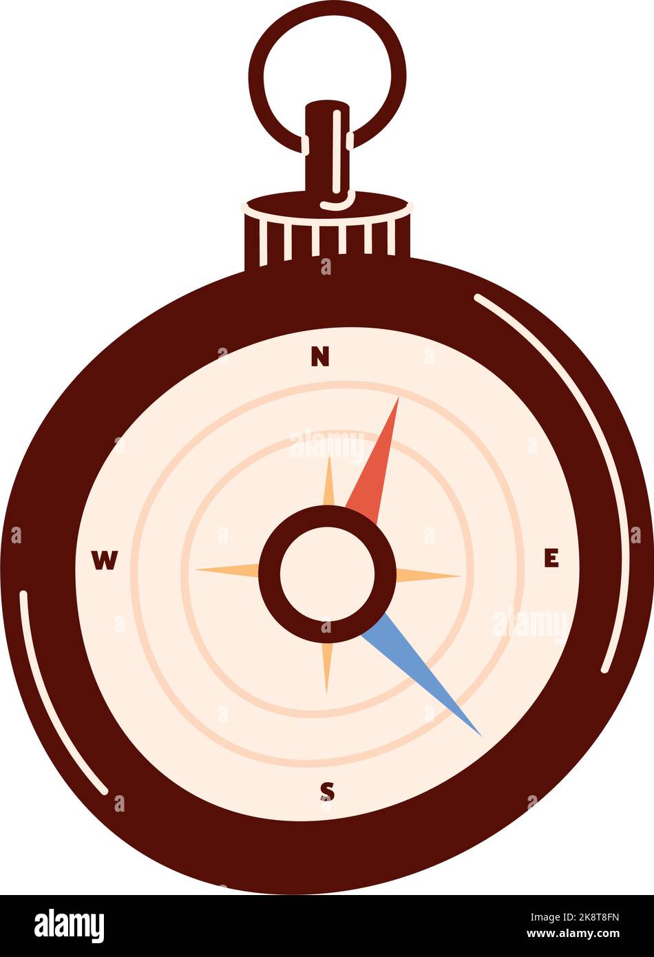 compass guide device isolated icon Stock Vector Image & Art - Alamy
