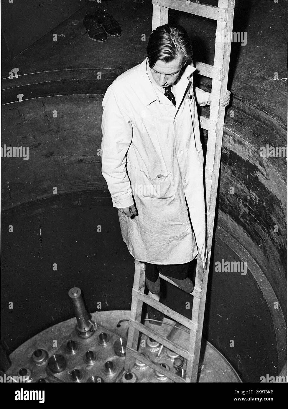 Basement 19511128. The nuclear institute opens at Kjeller on November ...