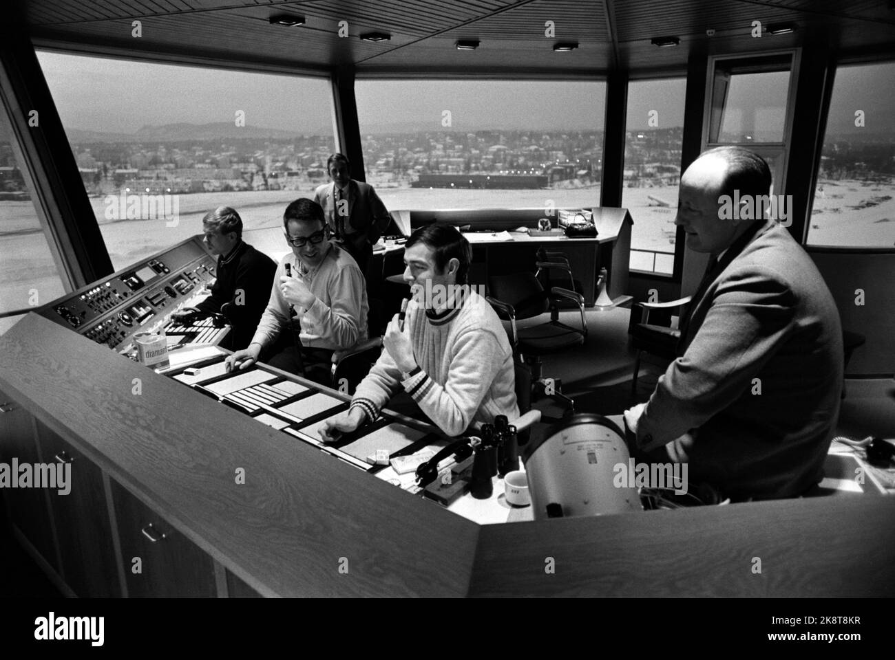 Current ntb airport air traffic controllers control tower Black and ...